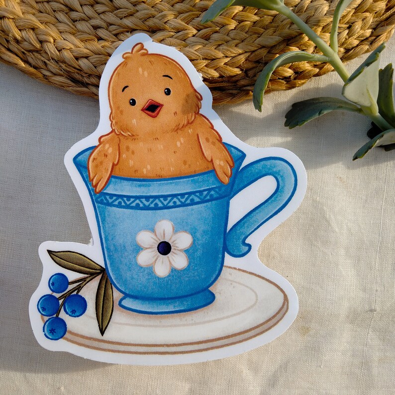 Stickers Vinyl Stickers Chicken Stickers Animals Cute Sticker Kids ...