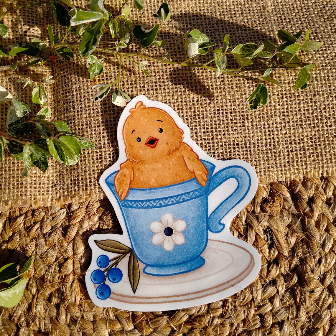 Stickers Vinyl Stickers Chicken Stickers Animals Cute Sticker Kids ...