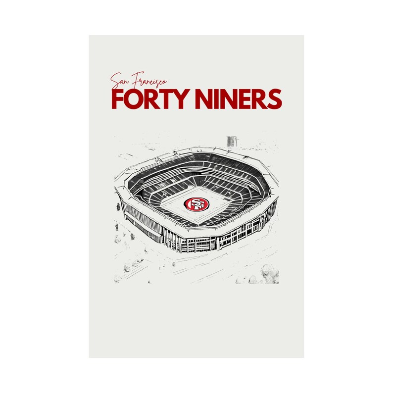 Vintage San Francisco 49ers NFL Poster - Etsy