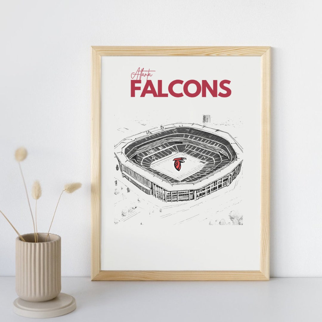 Vintage Atlanta Falcons NFL Poster - Etsy