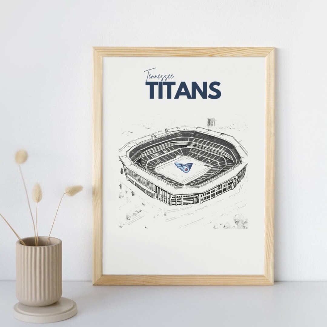 Vintage Tennessee Titans NFL Poster - Etsy