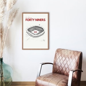 Vintage San Francisco 49ers NFL Poster - Etsy
