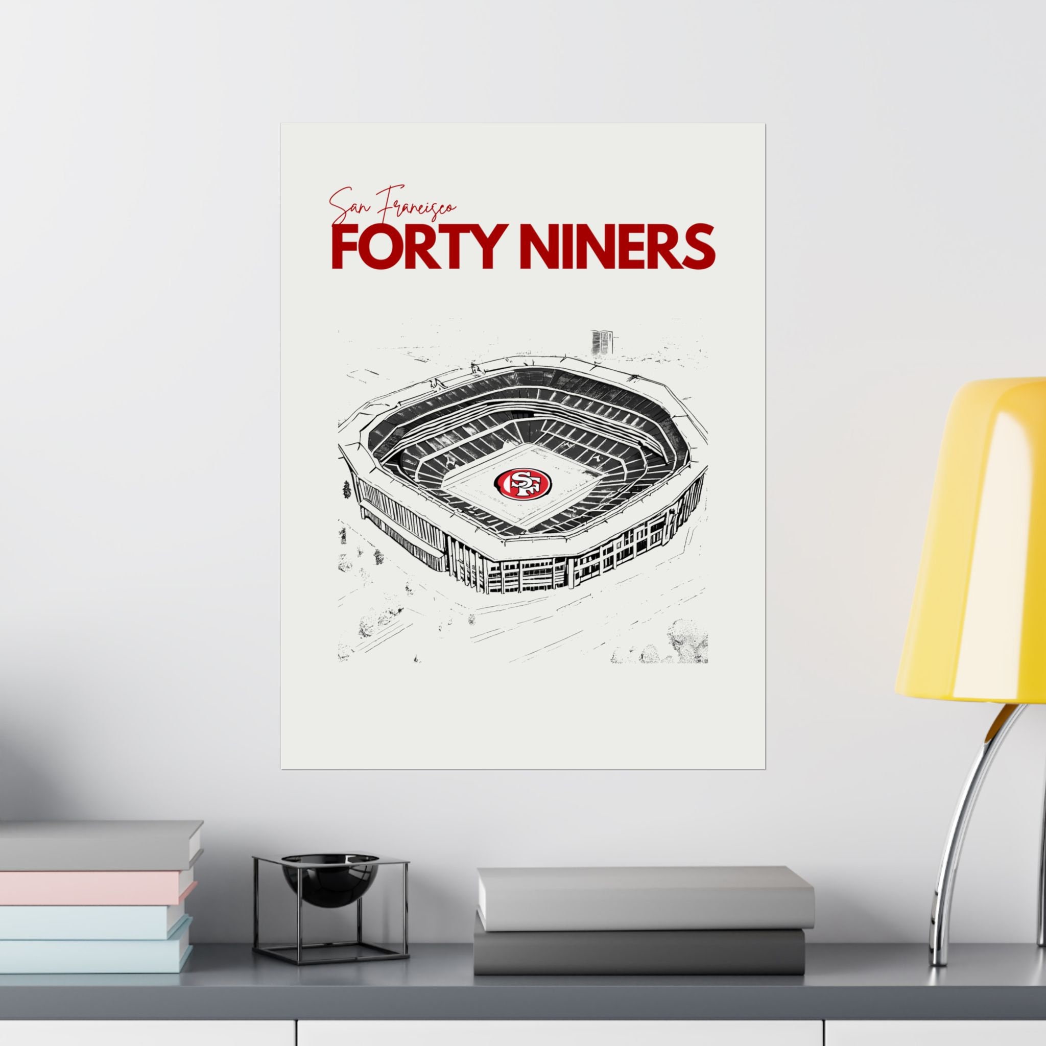 Vintage San Francisco 49ers NFL Poster - Etsy