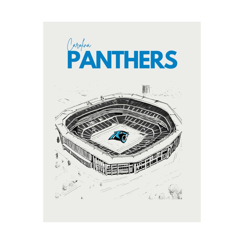 Vintage Carolina NFL Panthers NFL Poster - Etsy