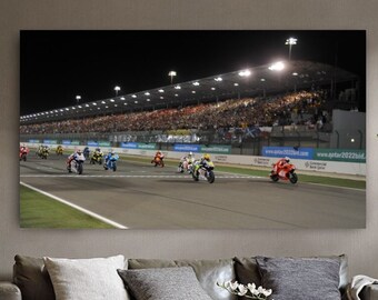 Motogp Canvas Art - Etsy