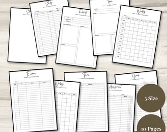 Student Study Planner - Etsy