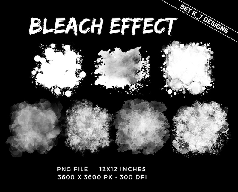 Bleach Effect for Sublimation Background Splash Brush Effect - Etsy