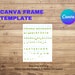 Canva Letters Alphabet Template, UPPERCASE and Numbers, Editable Canva ...