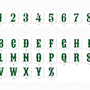 Christmas Alphabet Red and Green Metallic Letters, Presents Alphabet ...