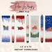 Turtle Pen Wraps, Ocean Water Pen Wrap Design, Water Pen Design, Turtle ...