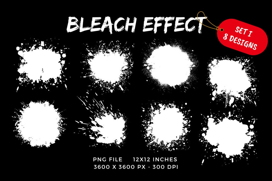 Bleach Effect for Sublimation Background Splash Brush Effect Png, Brush ...