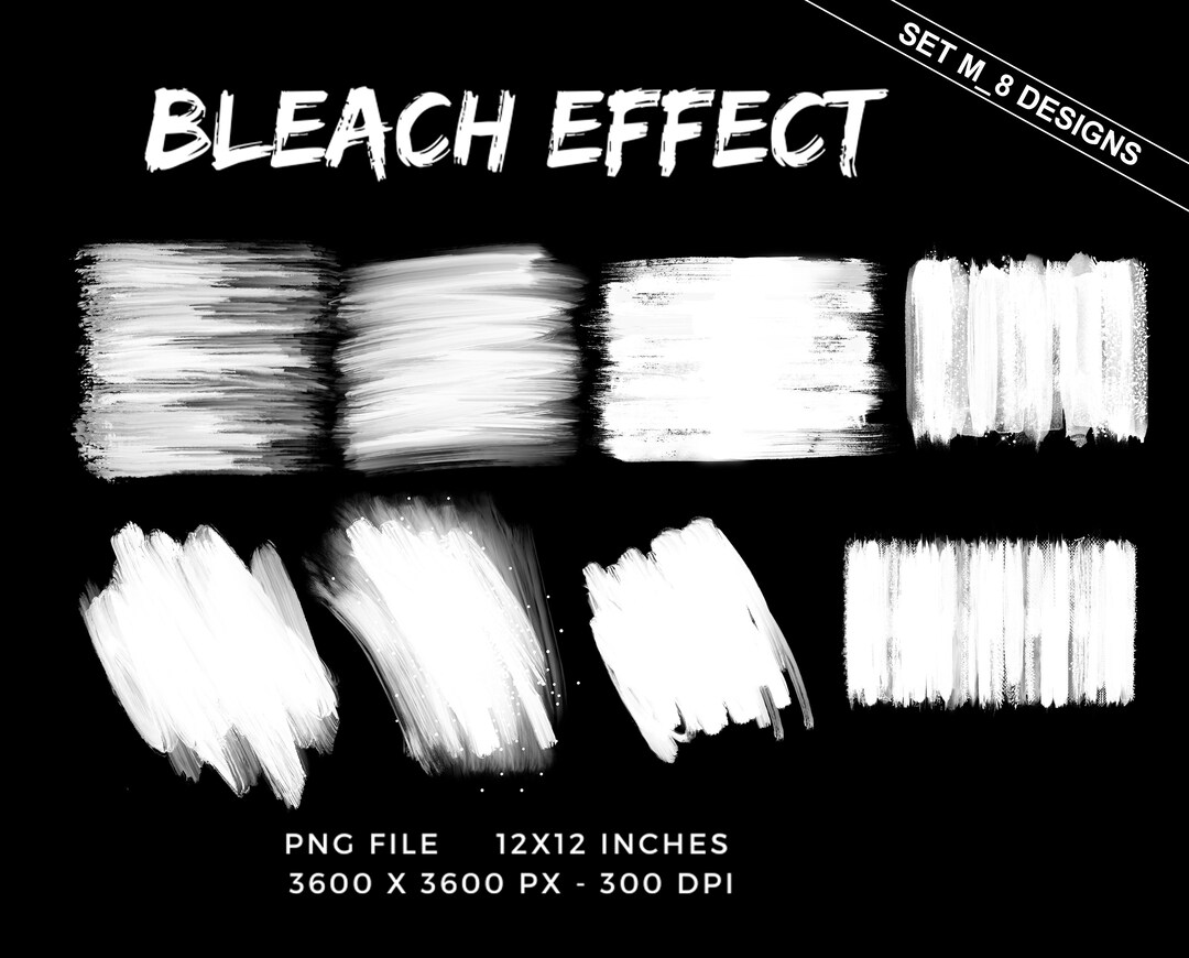 Bleach Effect for Sublimation Background Brush Effect Png, Brush Stroke ...
