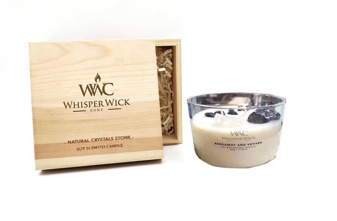 Luxury WWC Whisper Wick Crystal Candle 330g - Etsy UK