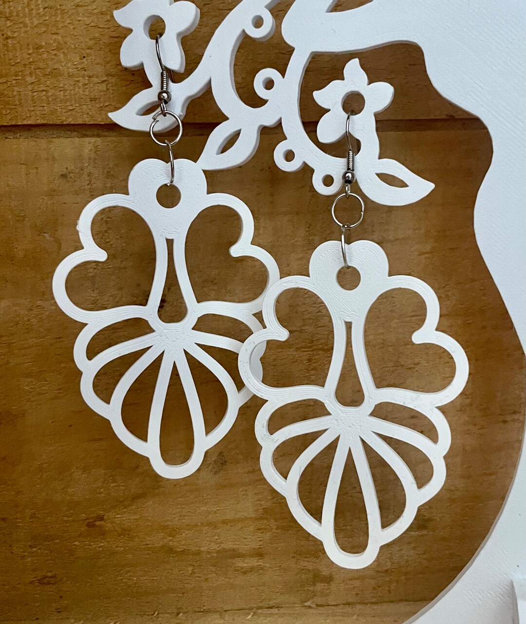 Earrings Stl File for 3d Printer - Etsy
