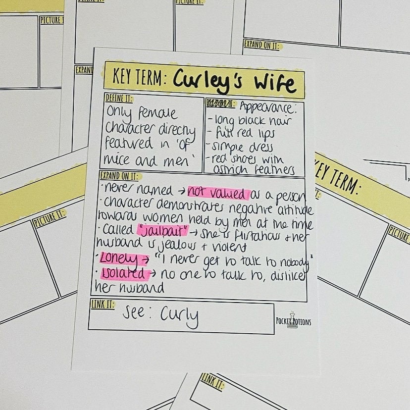 Blank Revision Cards English or Welsh - Etsy UK