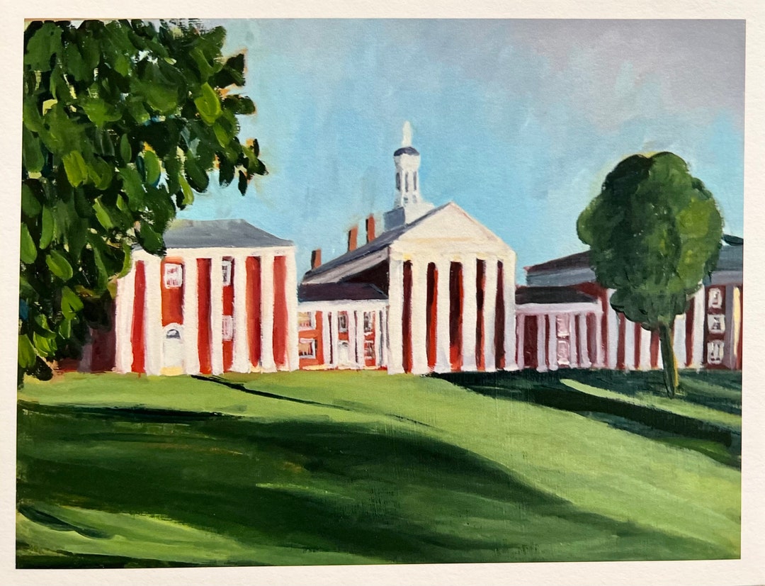Washington and Lee Colonnade Print - Etsy