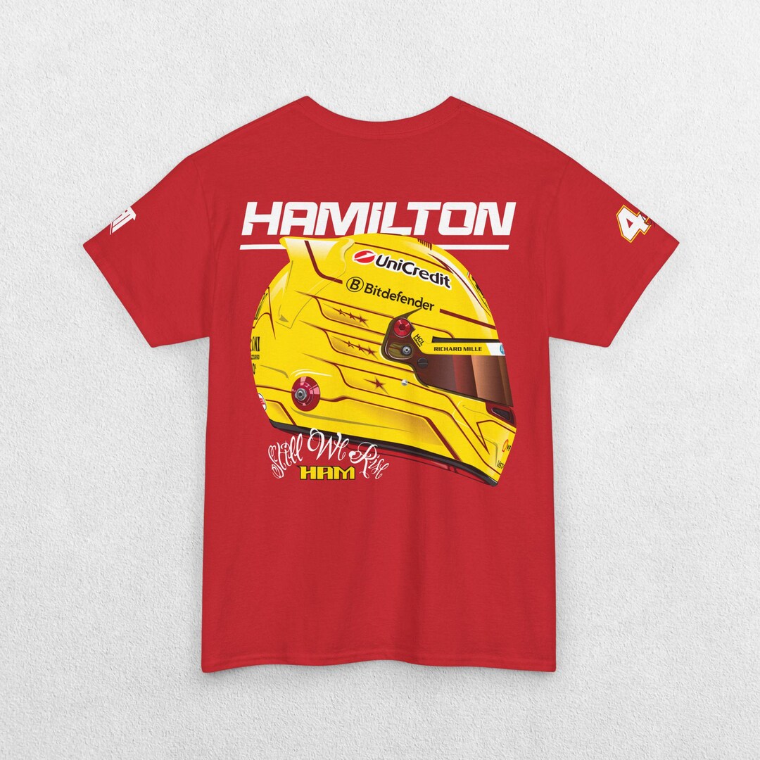 2025 Lewis Hamilton's Ferrari F1 T-shirt - 'it's Hammer Time ...