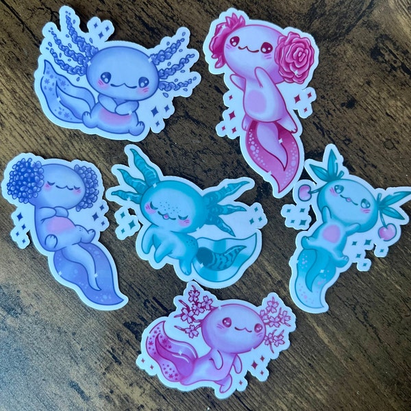Axolotl Sticker - Etsy