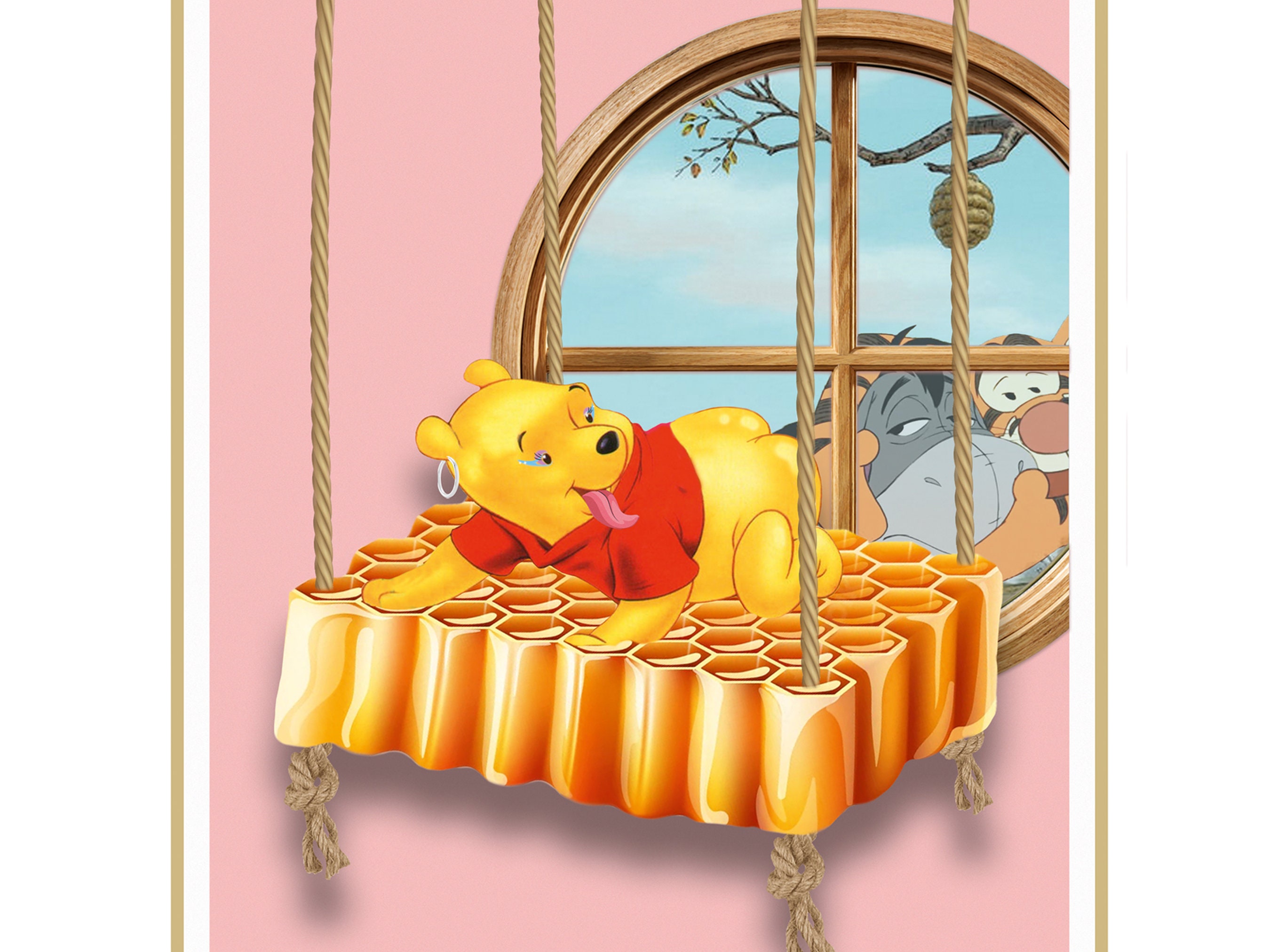 Winnie the Pooh(ta) / " KUNSTDRUCK Collage (A2) 42,0 Cm X 59,4 Cm ...