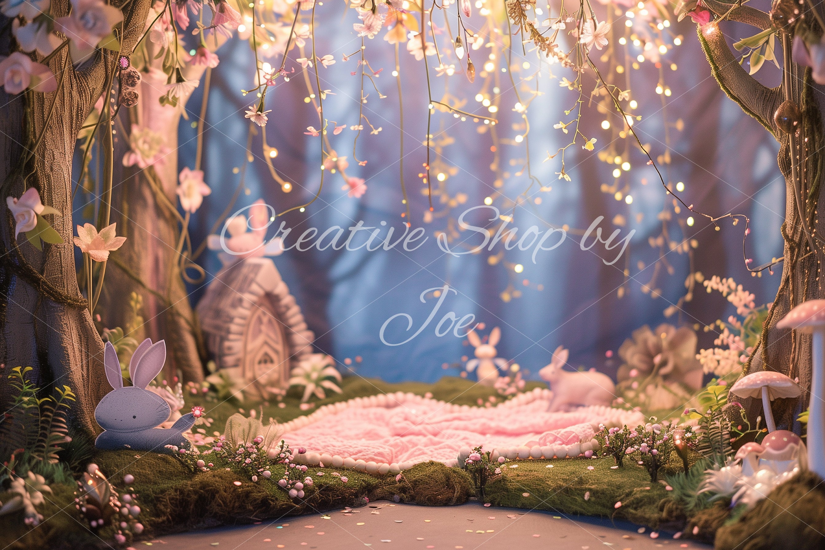 Enchanted Forest Adventure Digital Backdrops for Kids, Studio ...