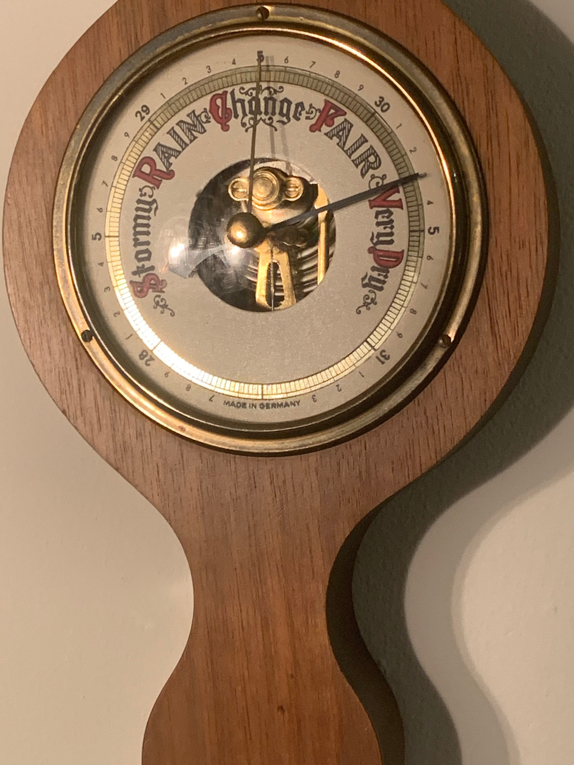 Vintage Barometer Thermometer Scientific Instrument. Brown - Etsy