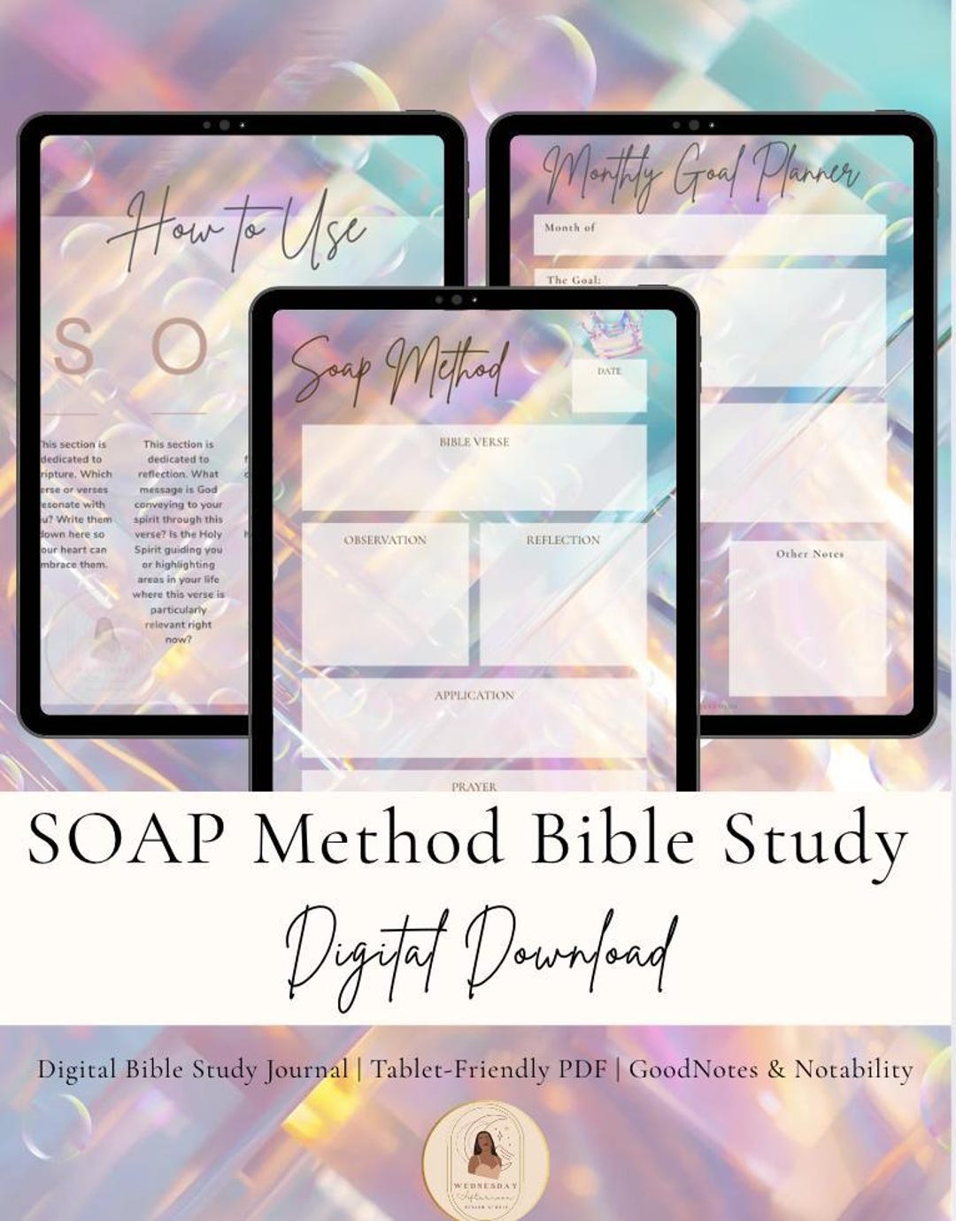 Digital Bible Study Journal | Tablet-friendly PDF | Goodnotes ...