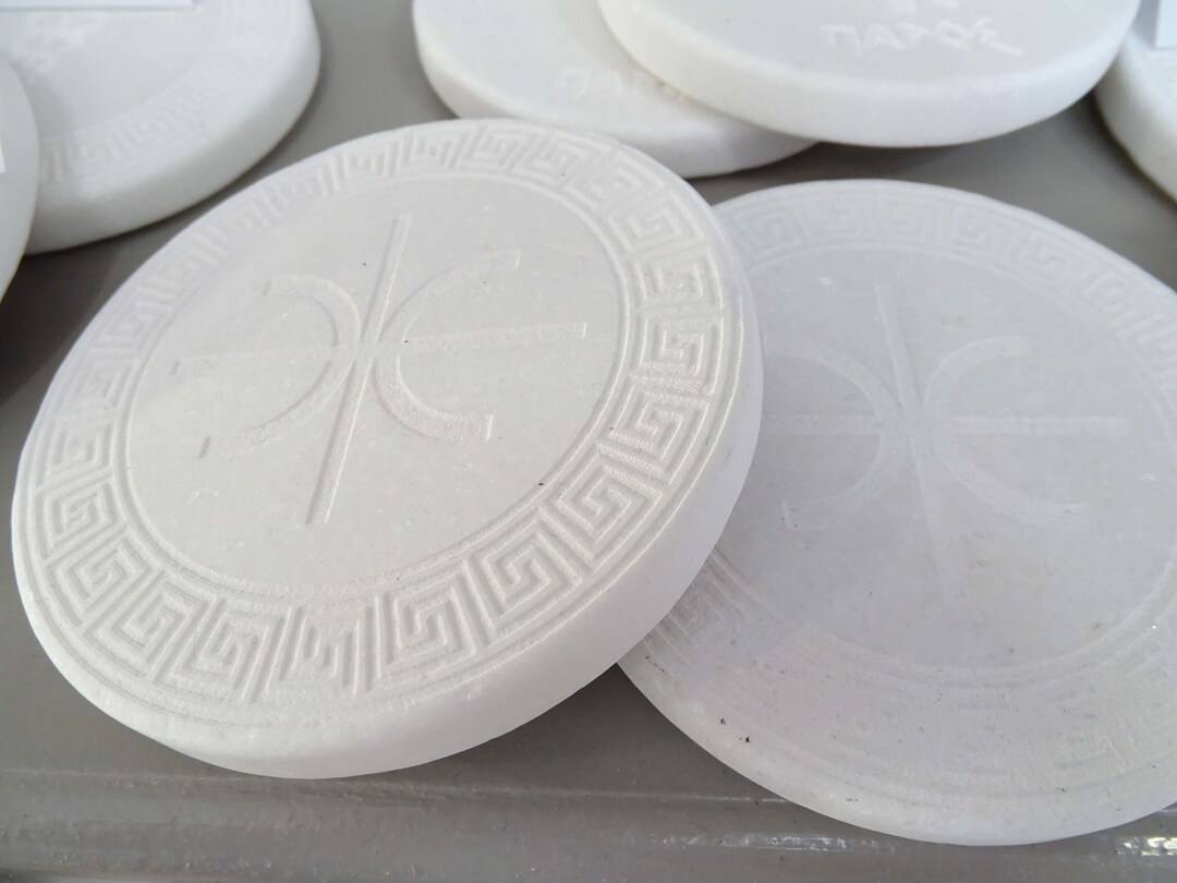 Apollo Delphic Epsilon Talisman, Greek Marble Apollo Amulet, Greek Sun ...