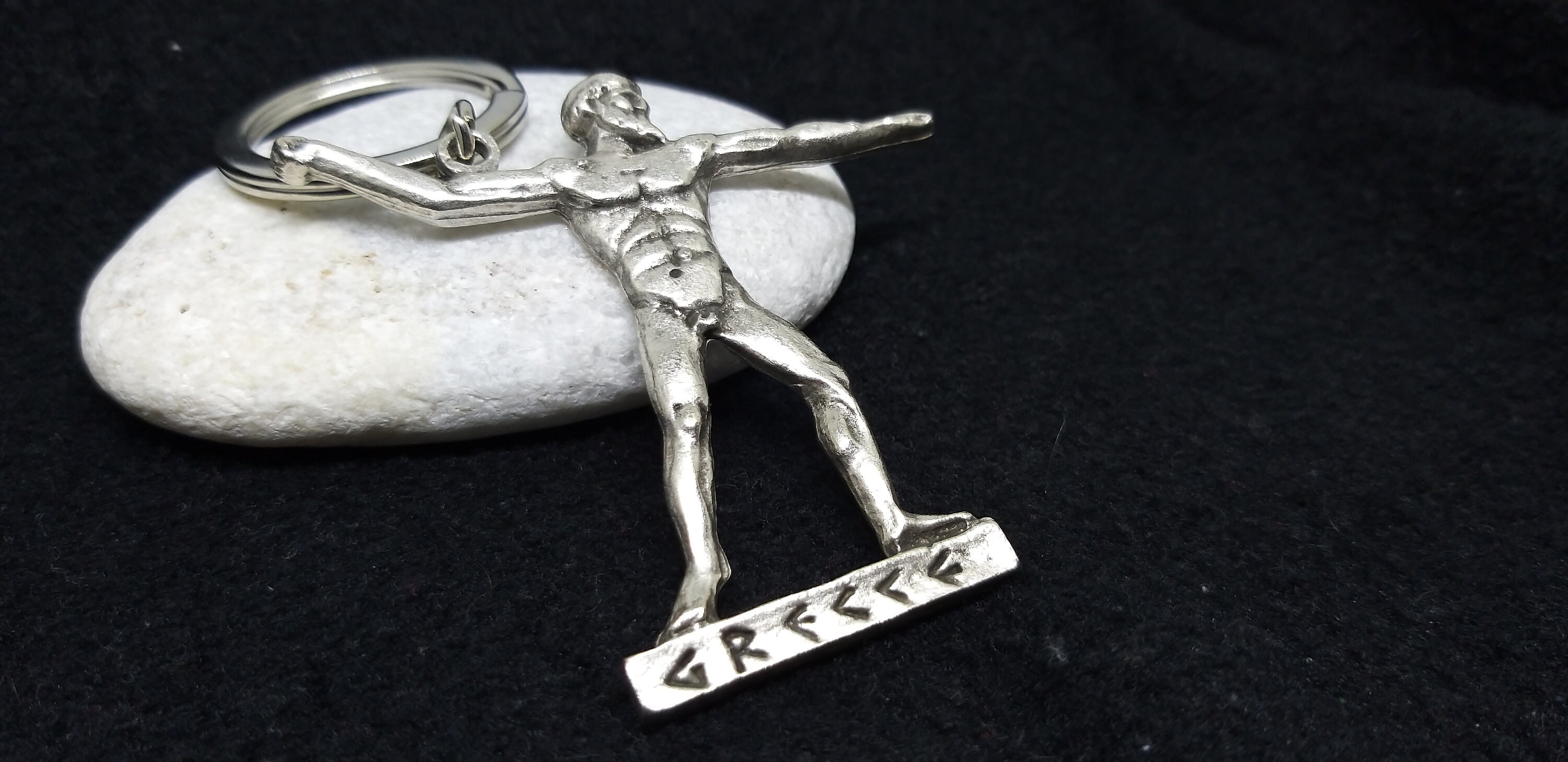 God Zeus Metal Keychain Greek Jewelry Greek God Zeus Statue | Etsy UK