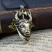Minotaur Pendant Necklace, the Greek Monster of Crete, Minoan Bronze ...