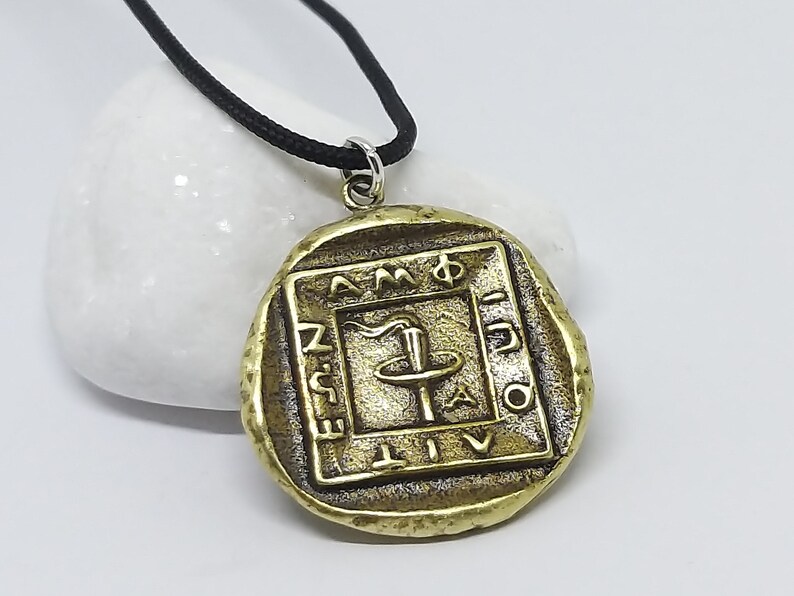 Apollo Pendant Necklace, God of Sun, Light, Oracles, Knowledge, Healing ...