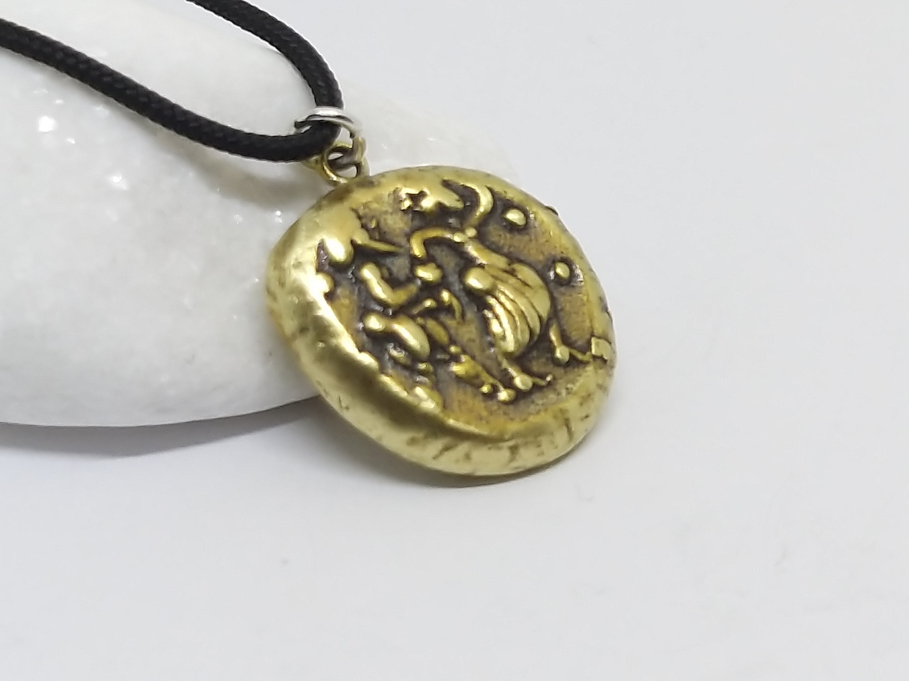 Naked Ithyphallic Satyr Coin Pendant Macedonia Coin Necklace - Etsy