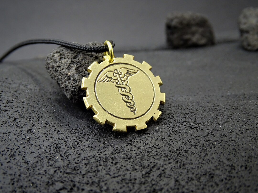 Medical Symbol Pendant, Medical Jewelry, Caduceus Pendant, Health and ...
