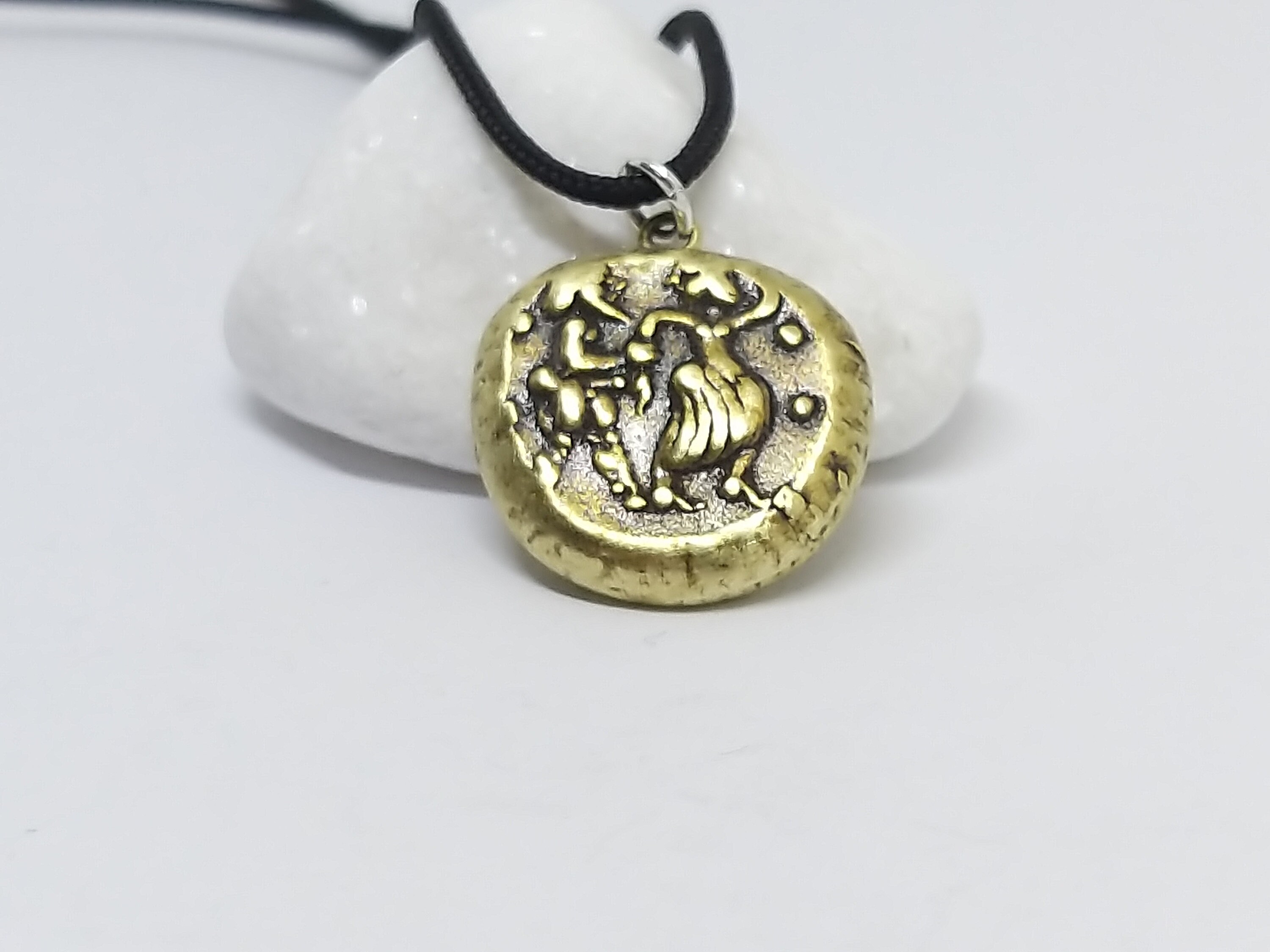 Naked Ithyphallic Satyr Coin Pendant Macedonia Coin Necklace - Etsy