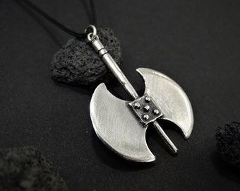 Greek Labrys Pendant - Etsy