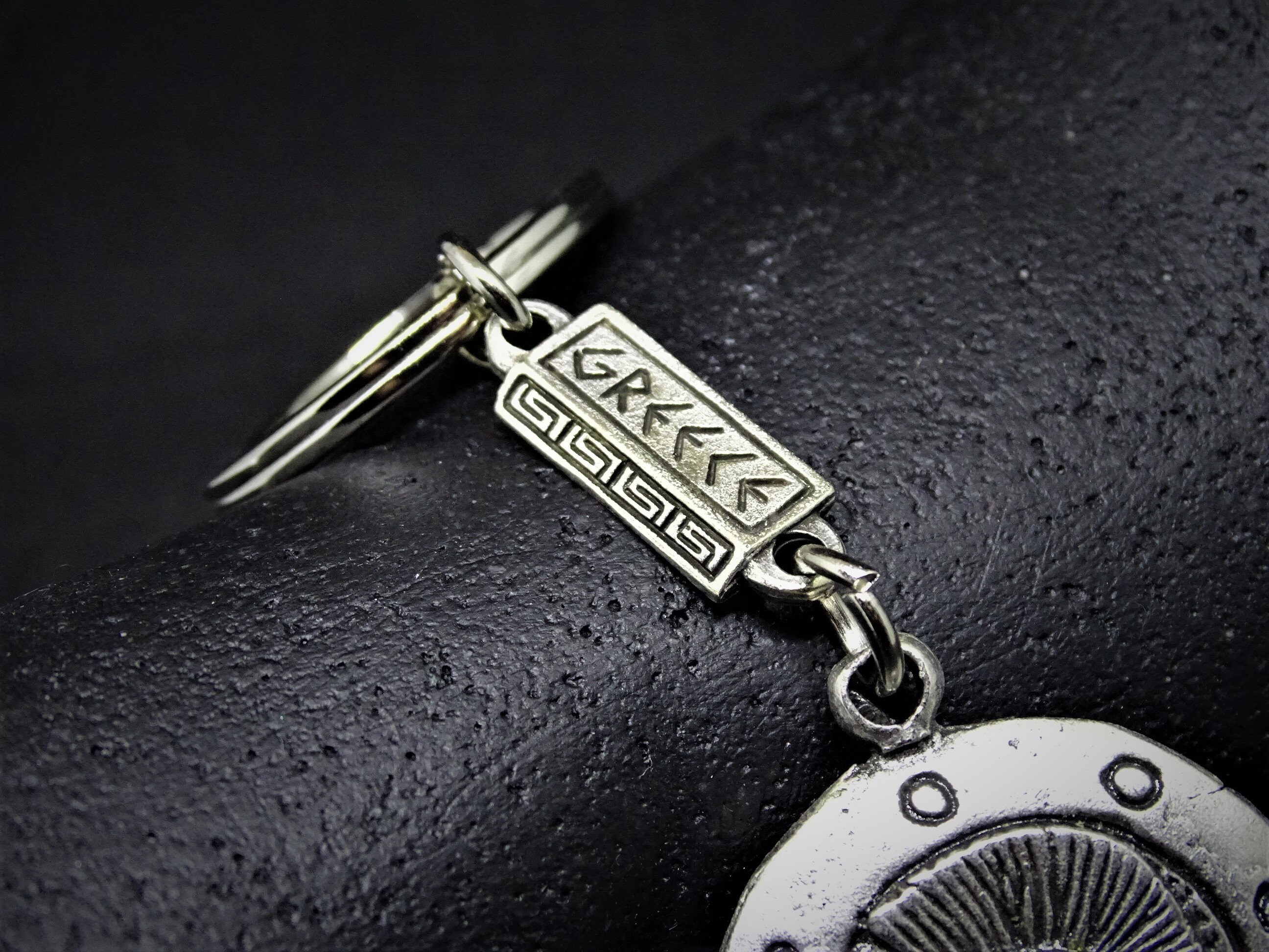 Spartan Helmet Keychain Greek Helmet Handcrafted From Solid - Etsy