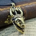 Minotaur Pendant Necklace, the Greek Monster of Crete, Minoan Bronze ...