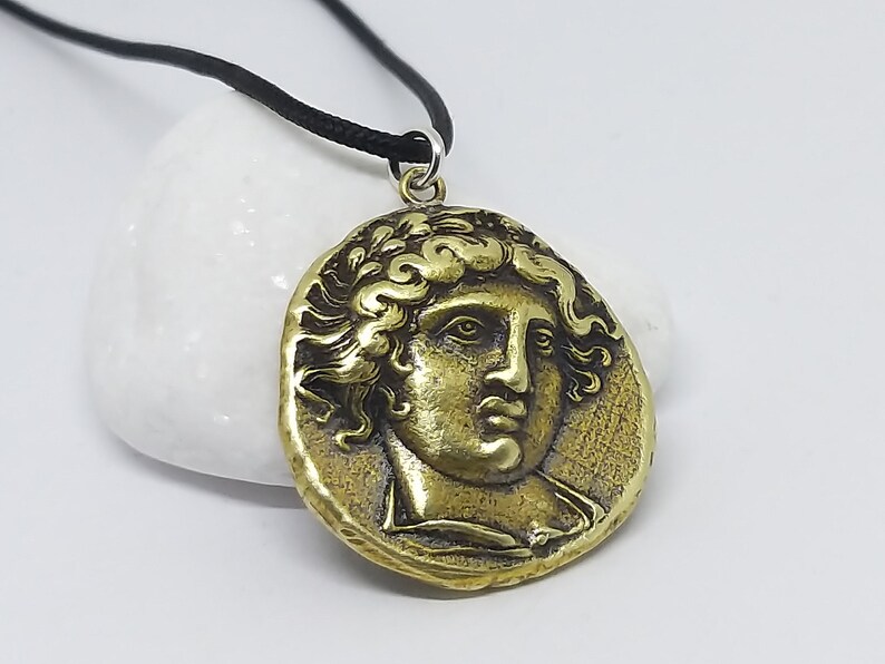 Apollo Pendant Necklace, God of Sun, Light, Oracles, Knowledge, Healing ...