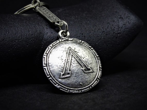 Ancient Greek Spartan Shield Keychain King Leonidas Shield | Etsy