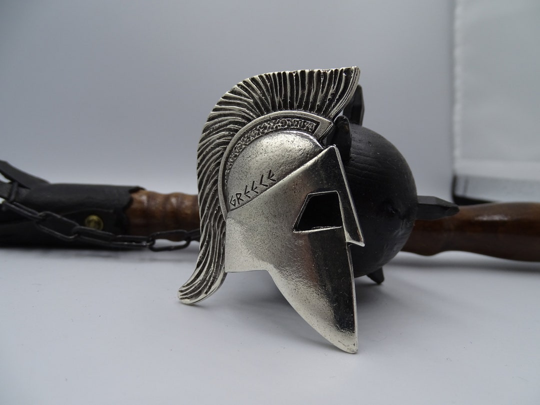 Spartan Warrior Helmet Magnet, Zamak Metal Fridge Magnet Greek Helmet ...