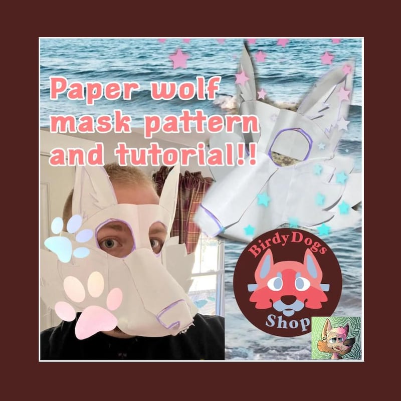 Therian Mask Paper Patterns - Etsy