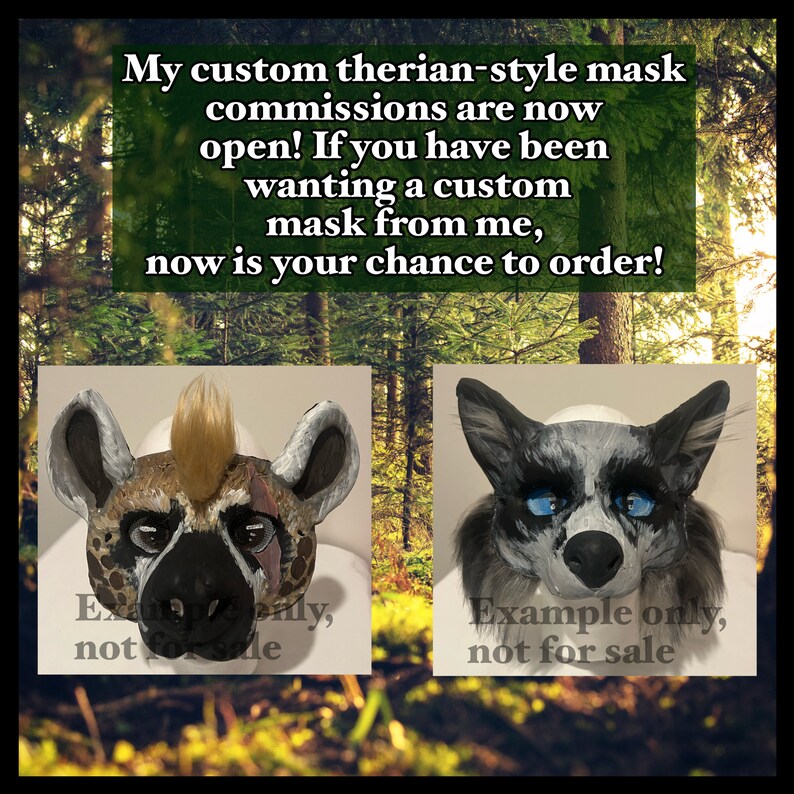 Custom Therian Mask Commissions - Etsy Australia