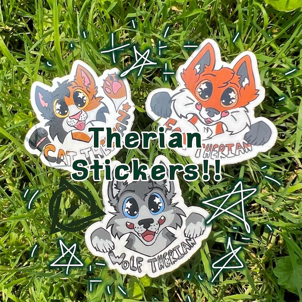 Therian Stickers - Etsy