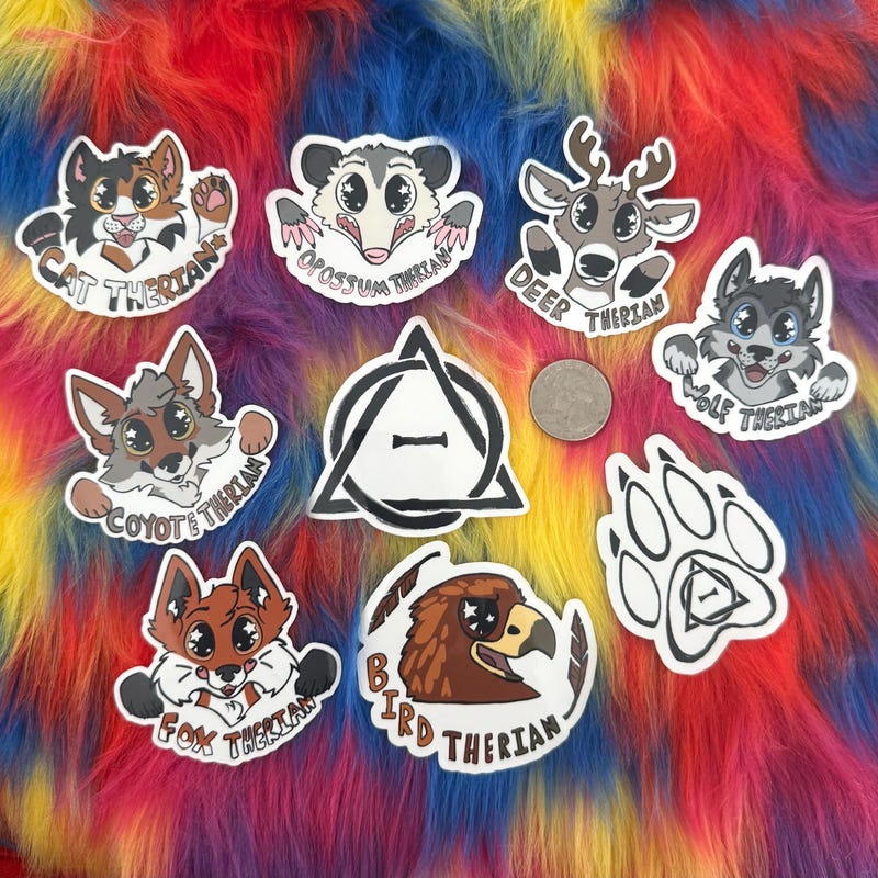 Therian Stickers - Etsy