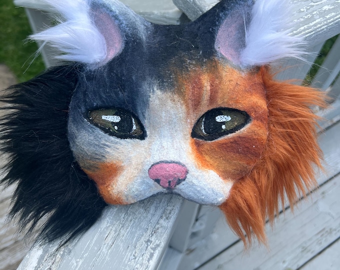 Calico Cat Therian Mask - Etsy