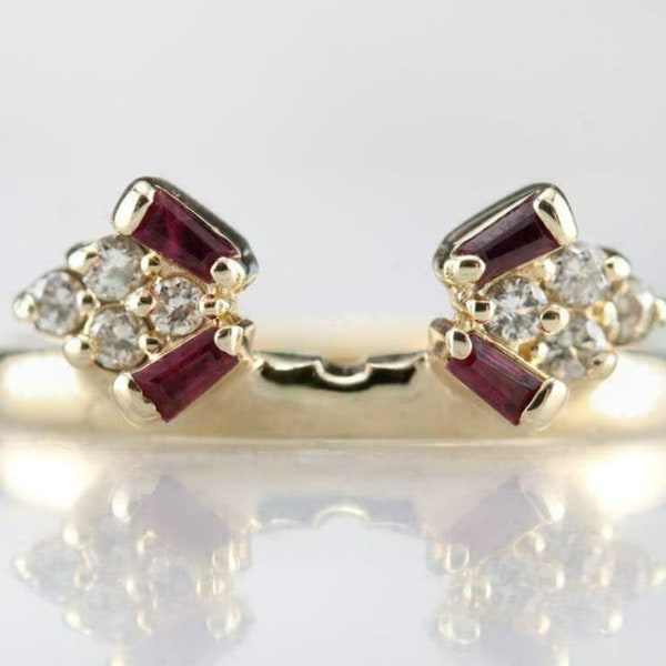 Ruby Wedding Ring - Etsy