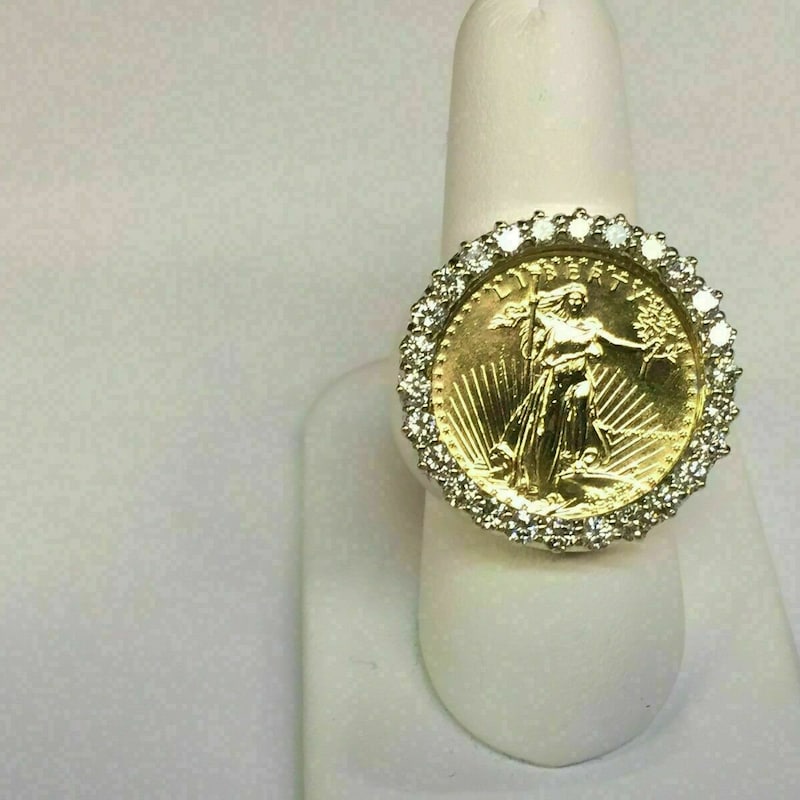 10 Ct Gold Coin - Etsy