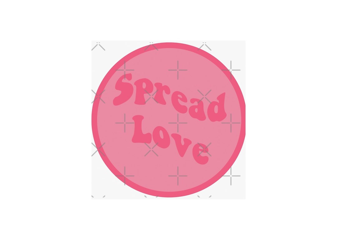 Spread Love Sticker - Etsy