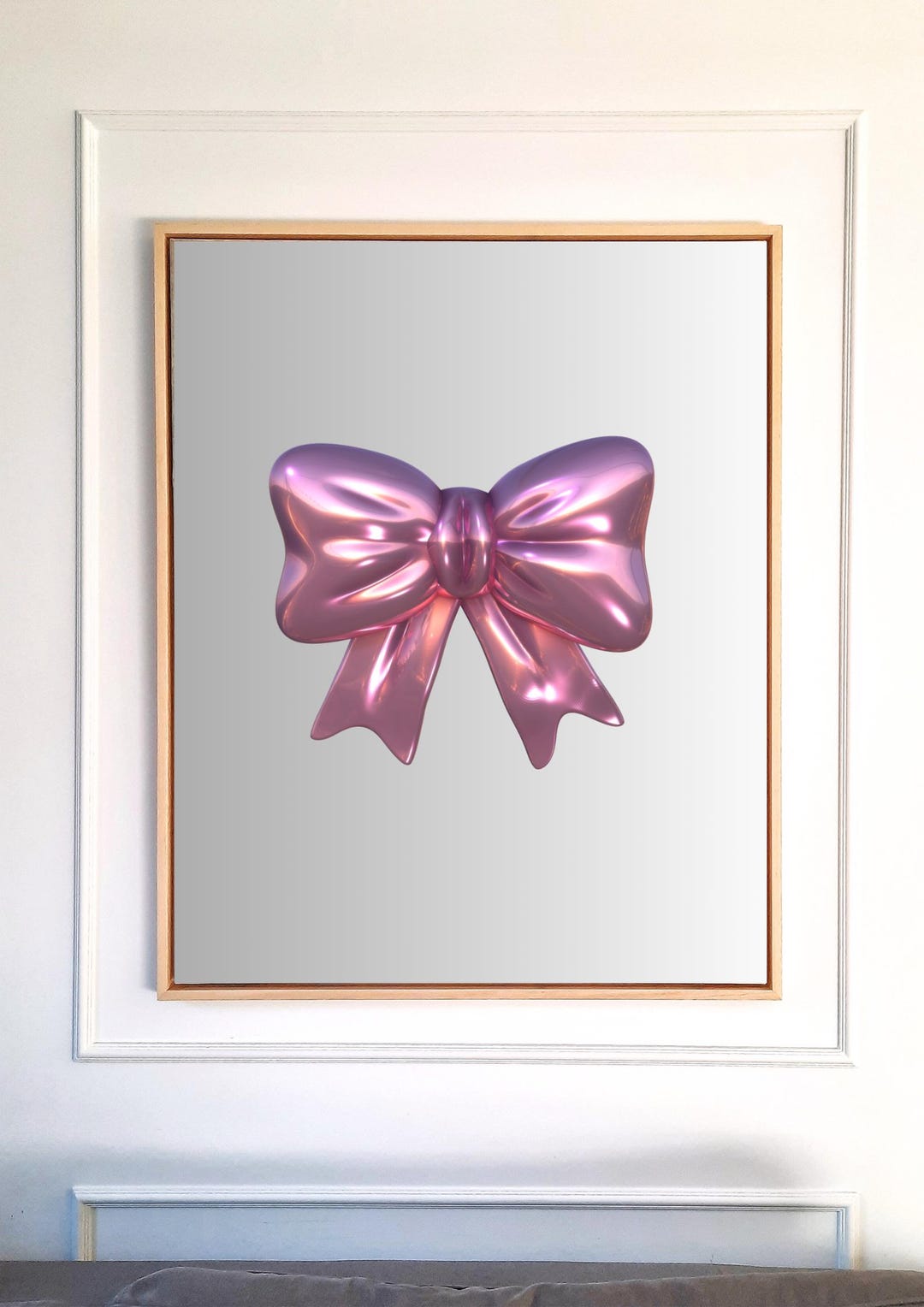 Modern Minimalist Poster Bow Bow Poster Wall Decoration Frame Poster ...