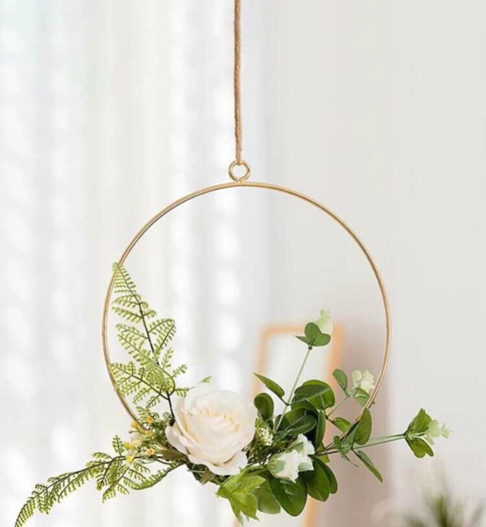 Support suspendu décoratif géométrique en métal sans fleurs | Etsy