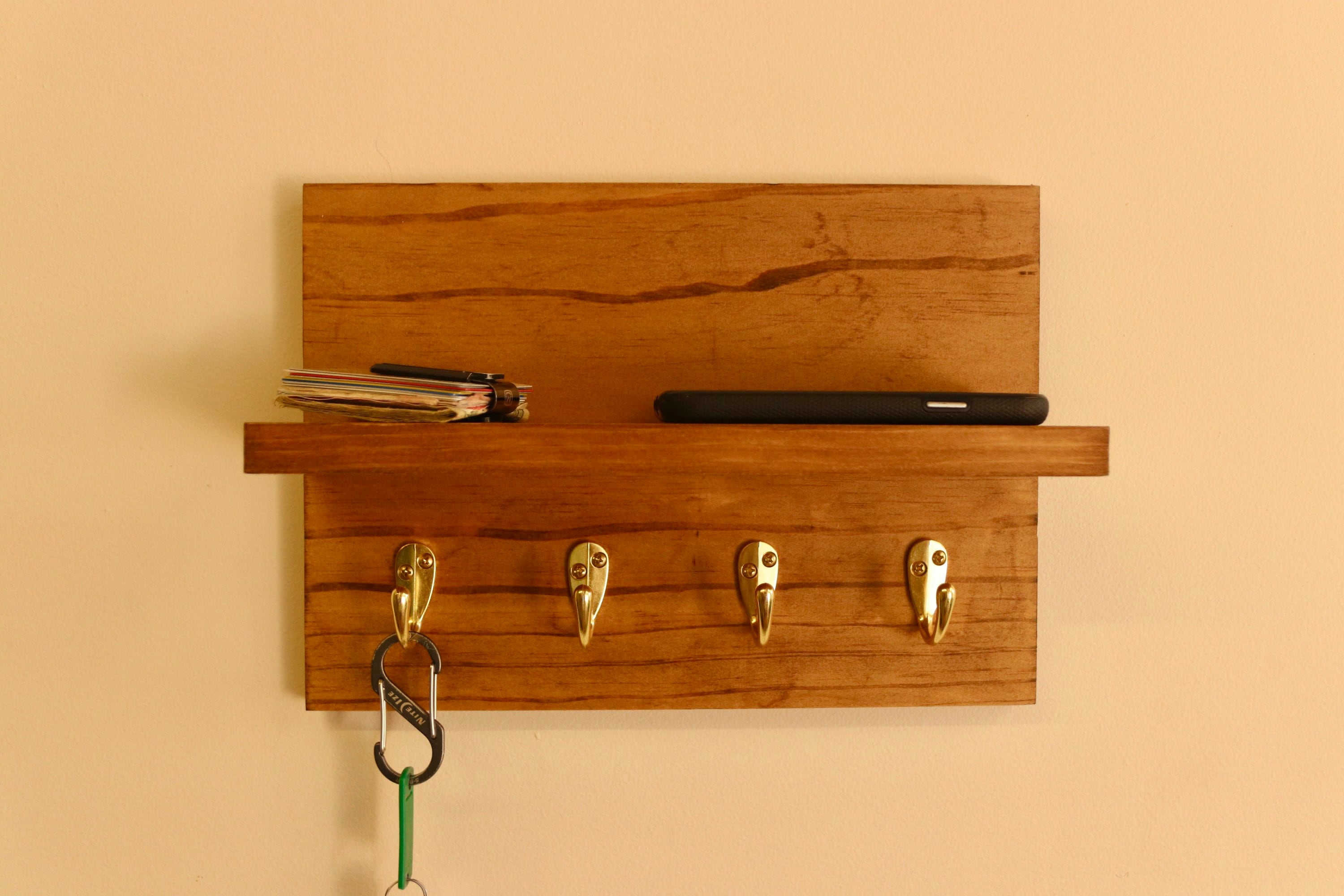 Porta llaves Almacenamiento decorativo en la pared Organizador de ...